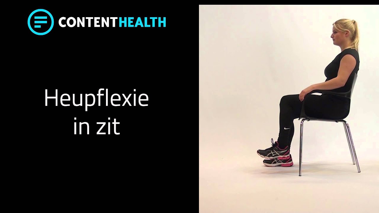 188 Heupflexie in zit - YouTube