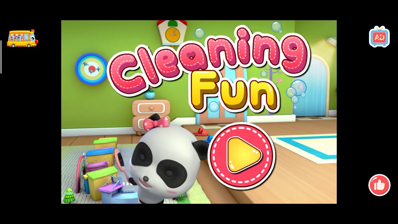 BabyBus cleaning fun | for kids - YouTube
