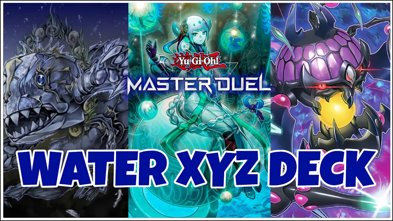 FISH / WATER XYZ DECK PROFILE Yu-Gi-Oh! Master Duel ft. ICEJADE TREMORA ...