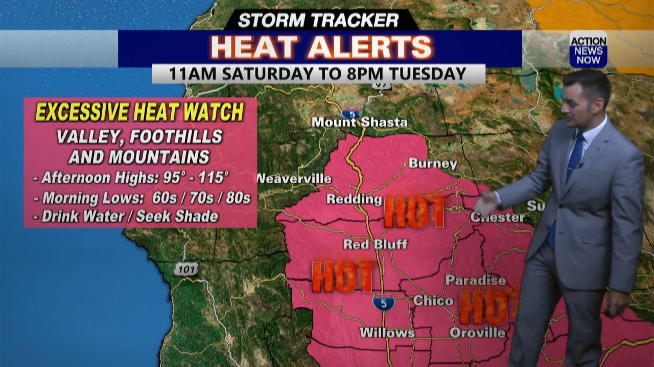 Storm Tracker Forecast: Bright & toasty Tuesday, with dangerous heat ...