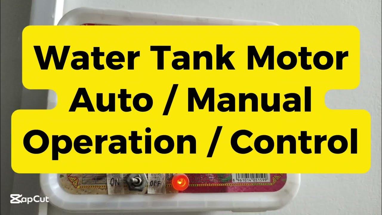Water Tank Control System using PTFE float switch sensor. #waterlevelcontroller #experiment # ...