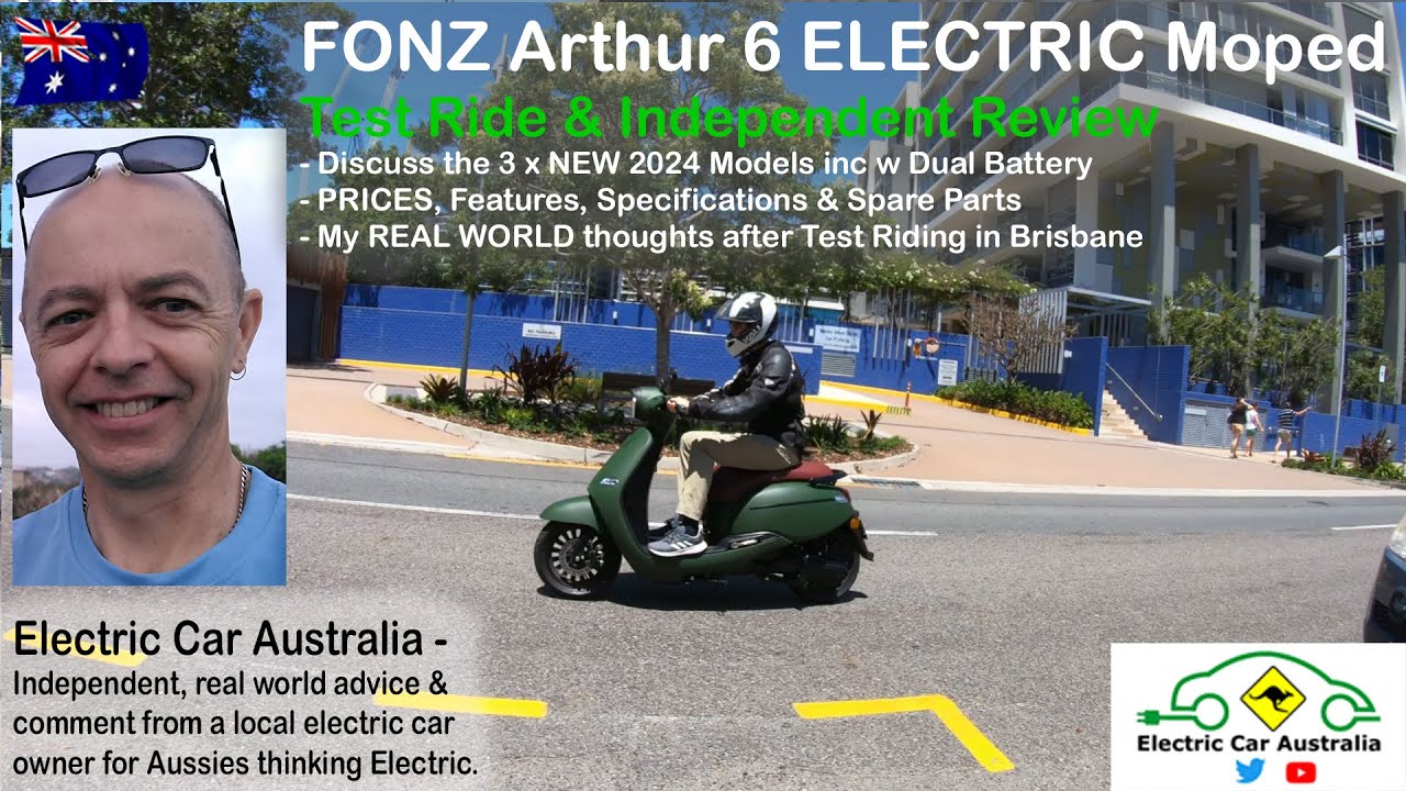 Independent EV Review, FONZ Arthur 6 2024 Model Electric Scooter/Moped ...