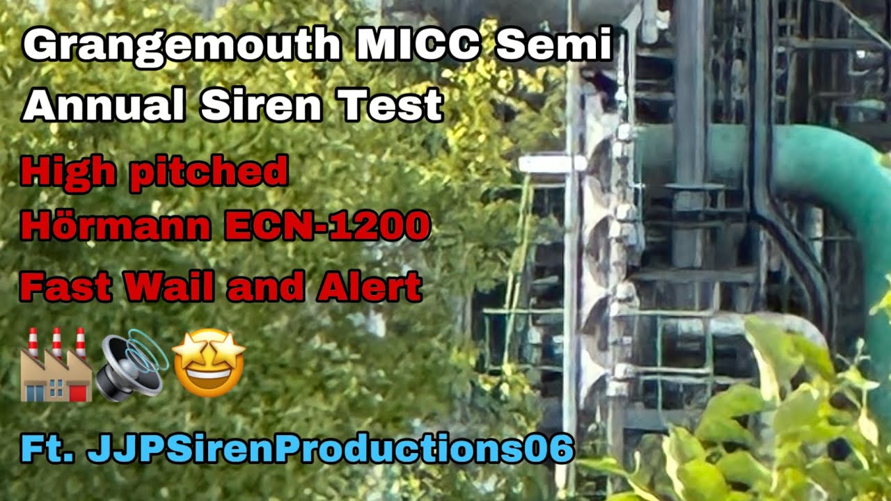 Grangemouth MICC Sirens - (High Pitched) Hörmann ECN-1200, Fast Wail ...