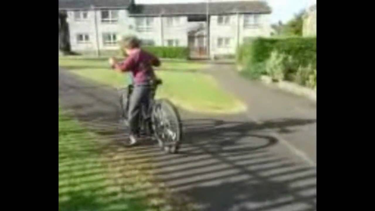 Kid Fails At Getting On Bike - YouTube