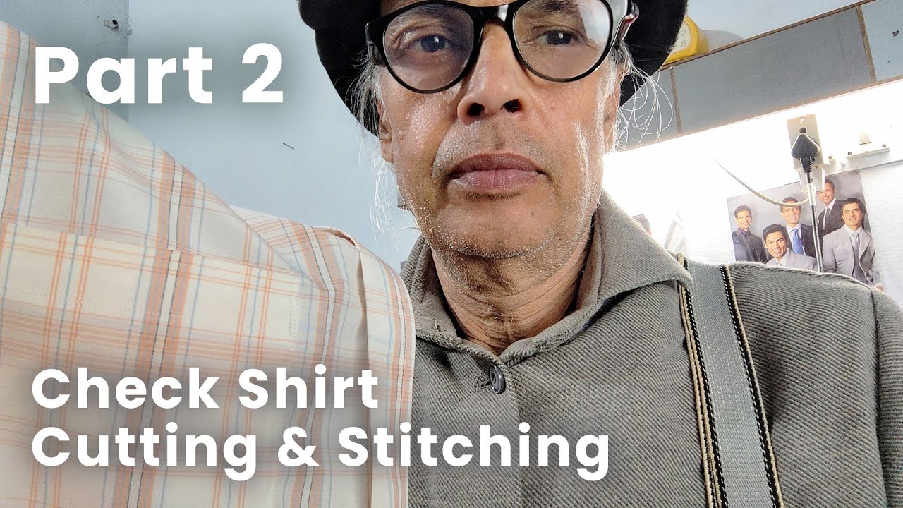 Check shirt cutting | Checks shirt cutting | Check shirt cutting and ...