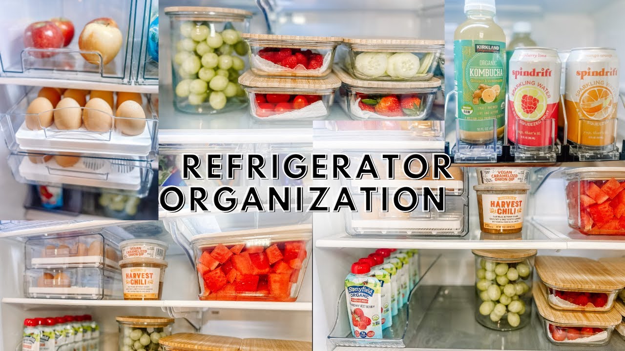 ORGANIZE WITH ME | REFRIGERATOR ORGANIZATION | SPRING CLEAN DECLUTTER ...
