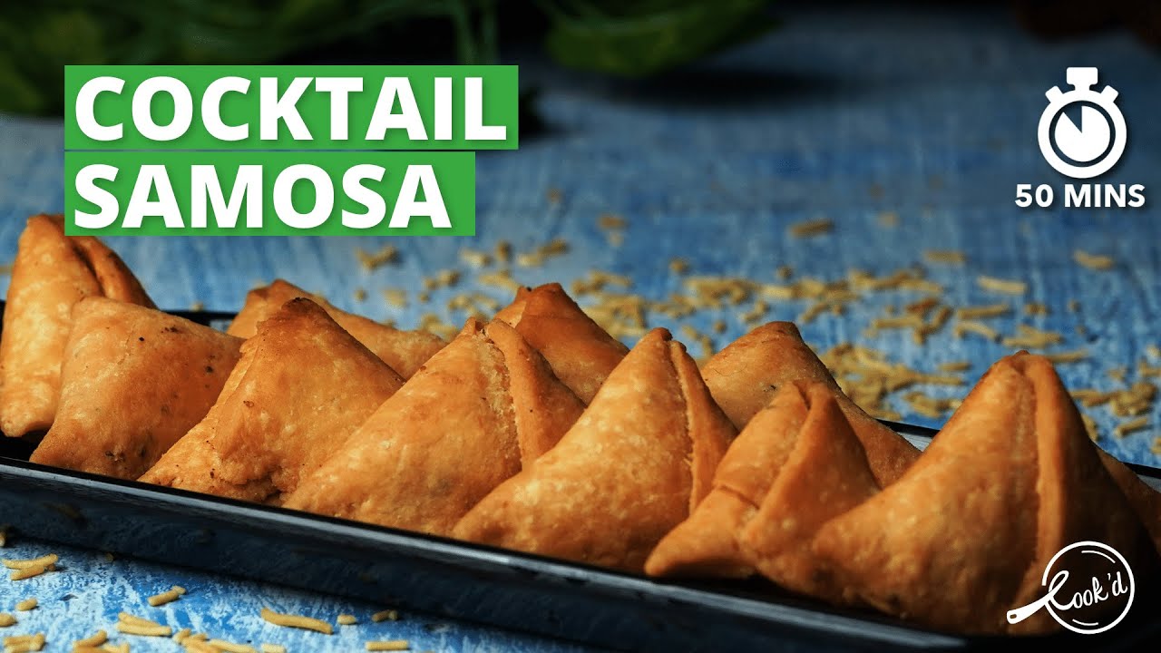 Cocktail Samosa Recipe | Easy Samosa Recipe | Party Snacks | New Year ...