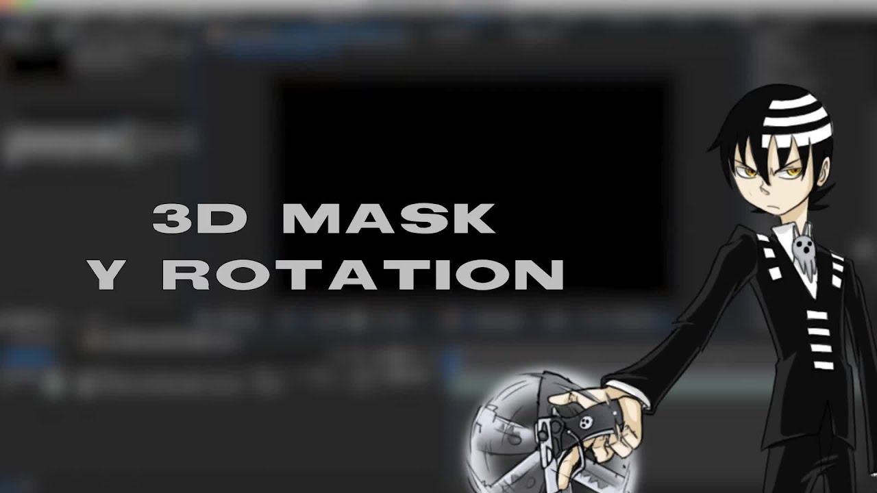 3d mask y rotation | after effects - YouTube