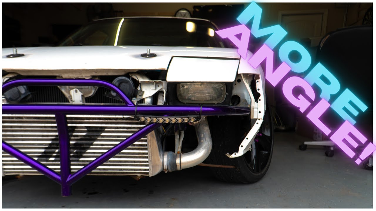 240sx Project | GKTech S13/S14 Superlock Angle Kit - YouTube