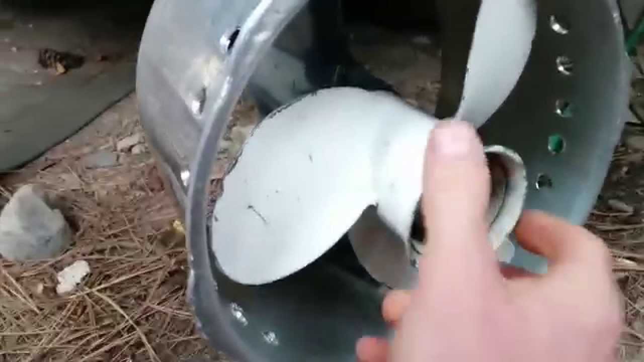 Propeller Outboard marine Guard - YouTube