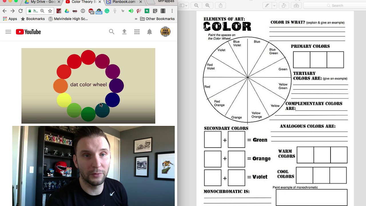 Intro to Art: March 19 Intro to Color Theory Guided Notes - YouTube