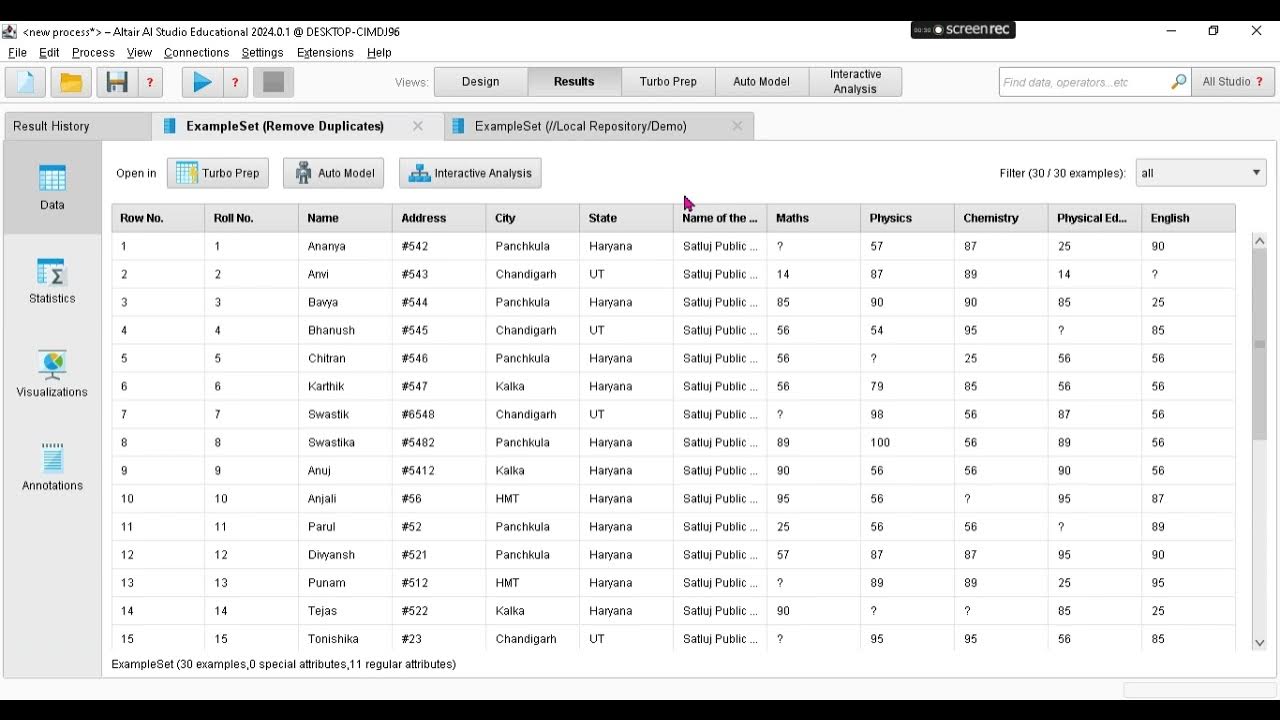 Rapid Miner Software Tutorial ( Replacing Missing Values) - YouTube