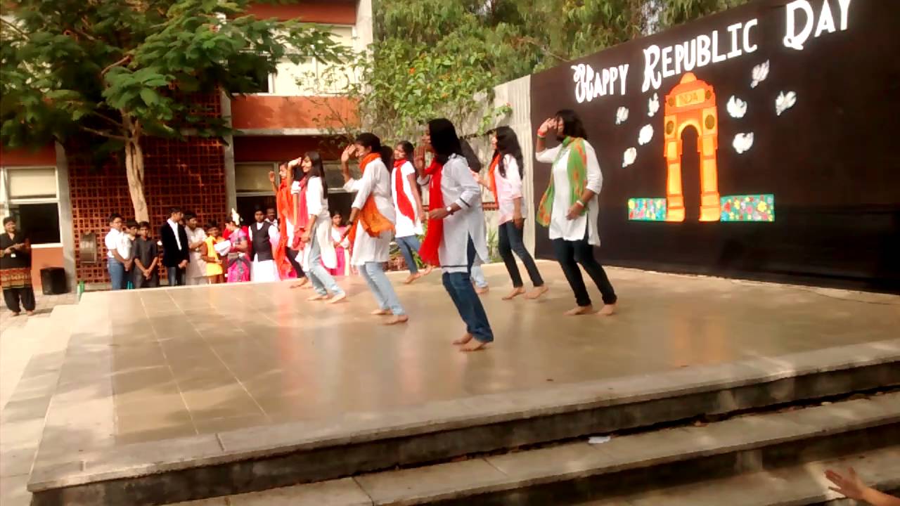 Republic day celebration at DPS, Whitefield - YouTube