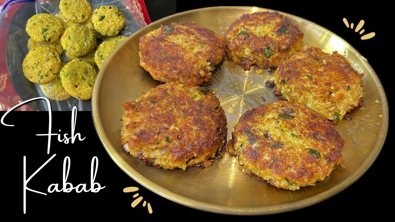 Fish Kabab Recipe | Crispy & Spicy Fish Kebab | Easy Fish Starter or ...