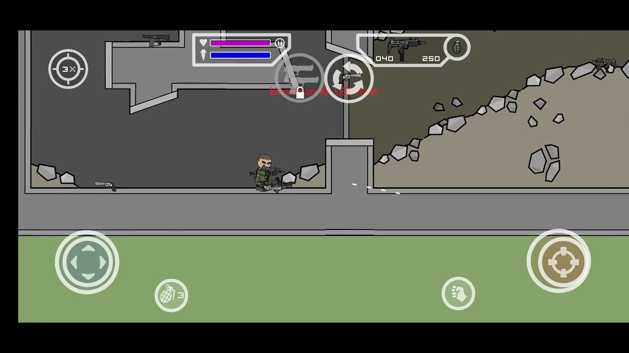 mini militia game play video - YouTube
