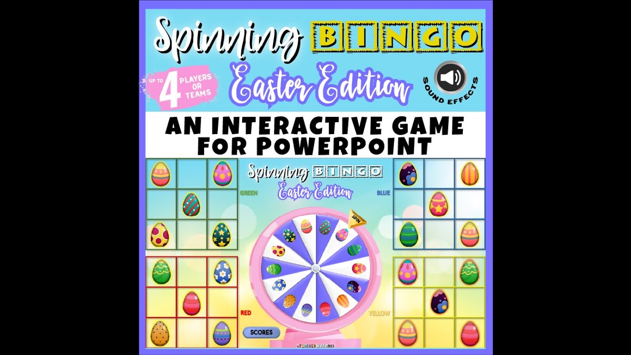 Easter PowerPoint Game - Spinning BINGO - YouTube
