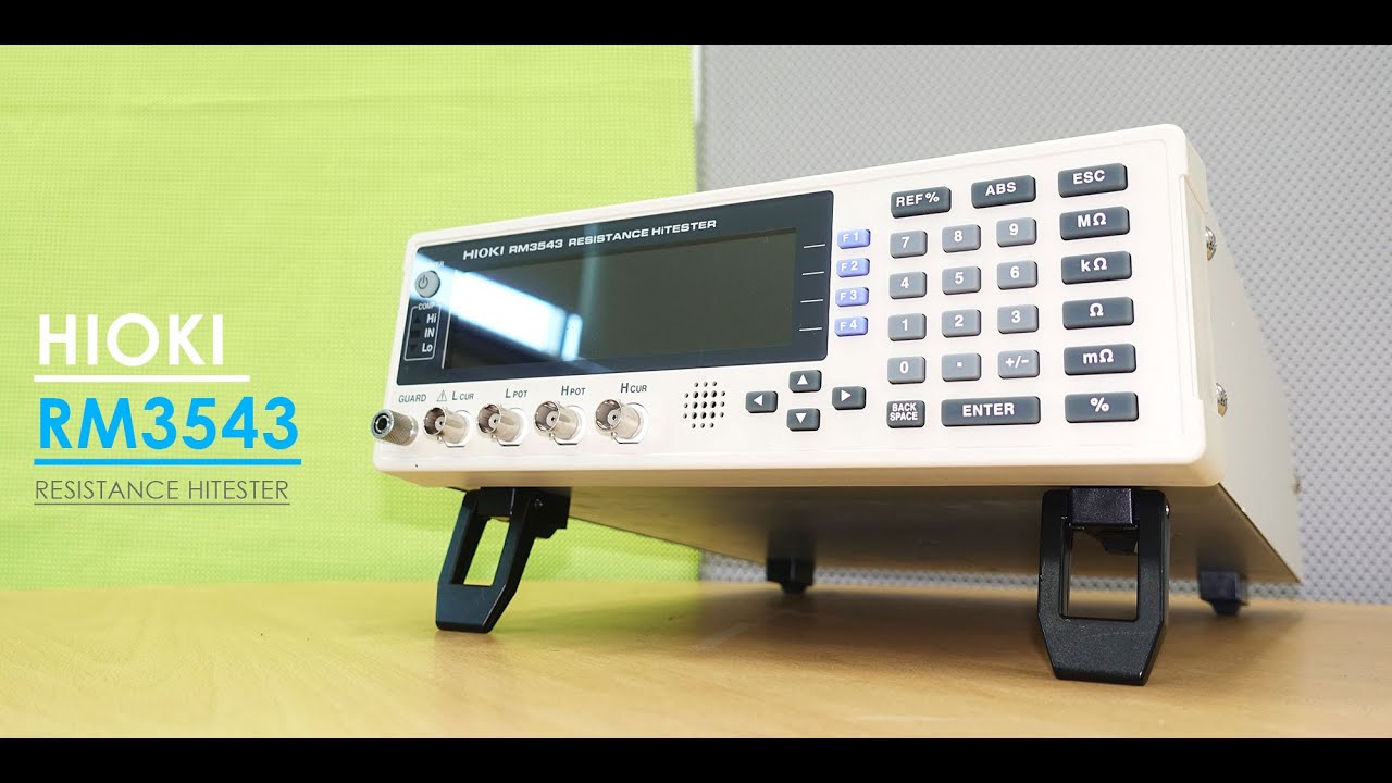 HIOKI RM3543 Resistance Hitester - YouTube