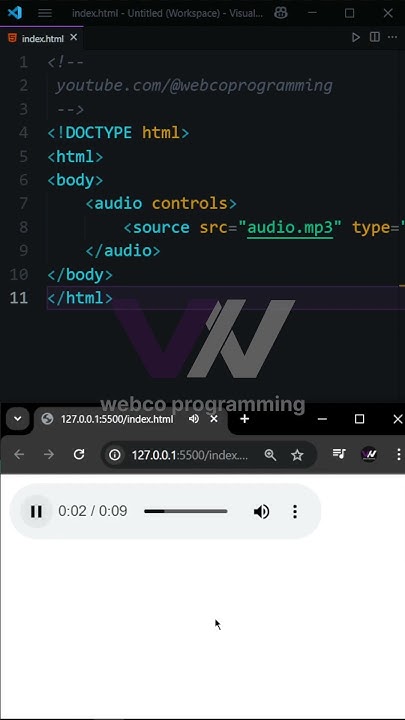 How to use audio tag in HTML | HTML Audio Tutorial - YouTube
