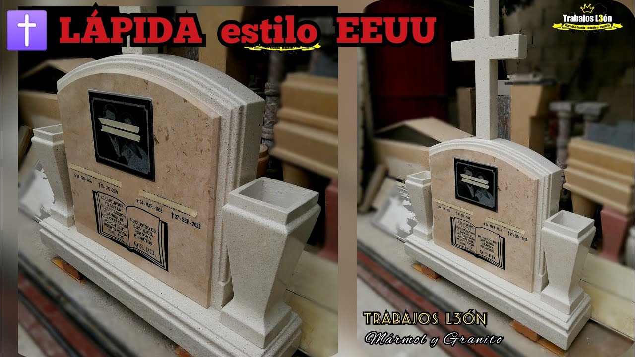 Lápida Personalizada sencilla y Bonita 💯 - YouTube