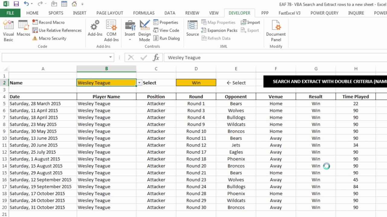 Solved Excel VBA Loop Through Visible Filtered Rows 9to5Answer Solved Excel VBA Loop Through Visible Filtered Rows 9to5Answer