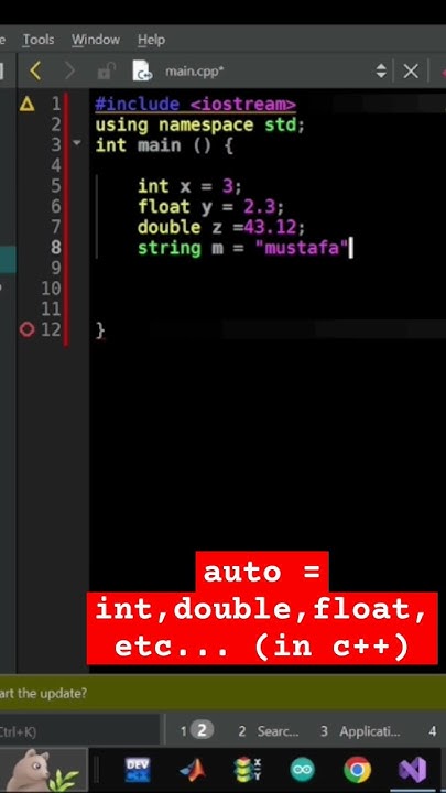 Auto Keyword In C11 Cpp Software Framework Arduinoproject 9731