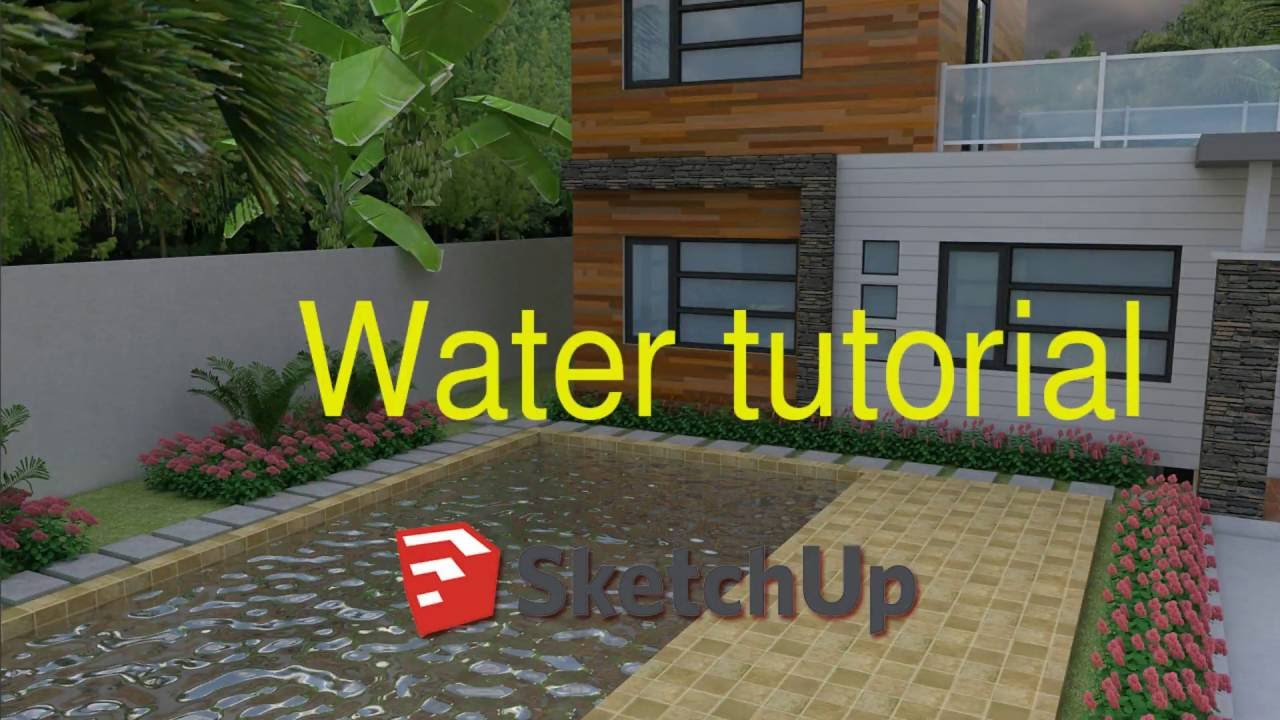 Sketchup Vray Water tutorial - YouTube