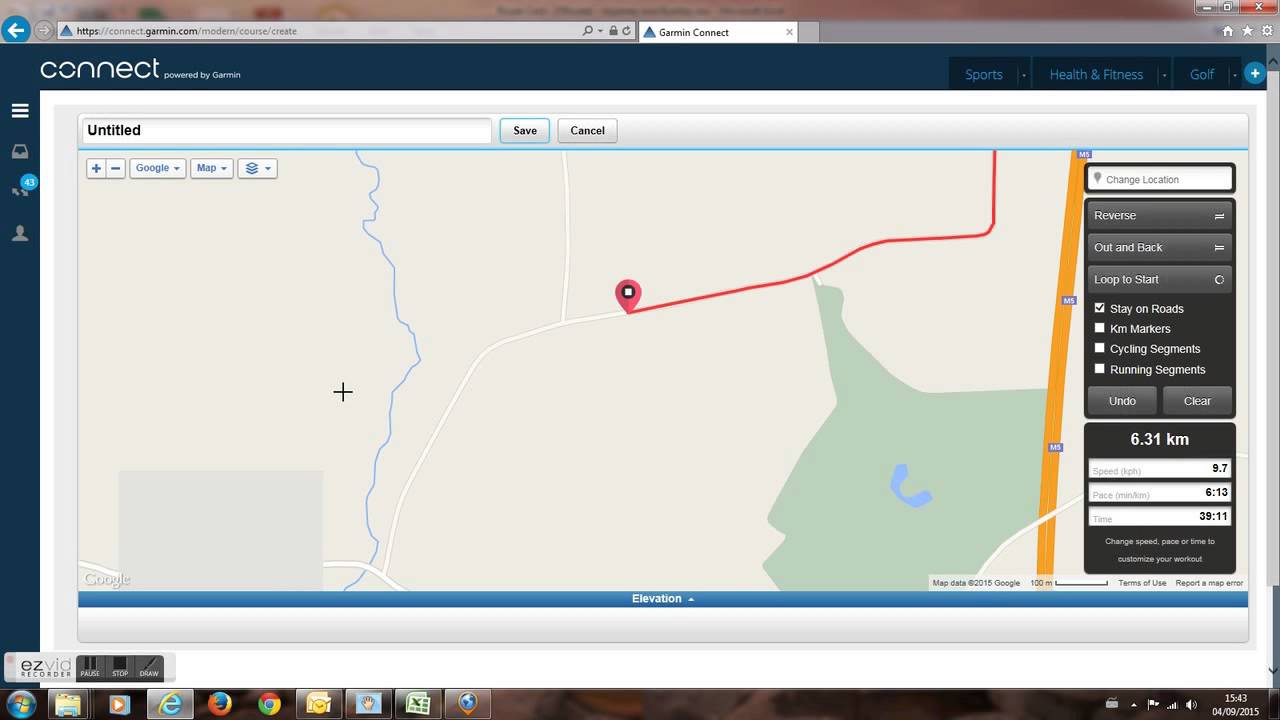 Garmin Connect Courses - YouTube