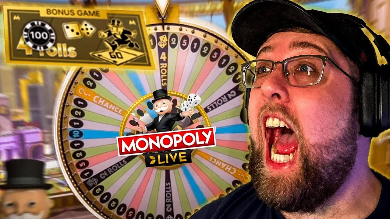 MY BIGGEST BET ON MONOPOLY LIVE GAME SHOW HITS 4 ROLLS! - YouTube