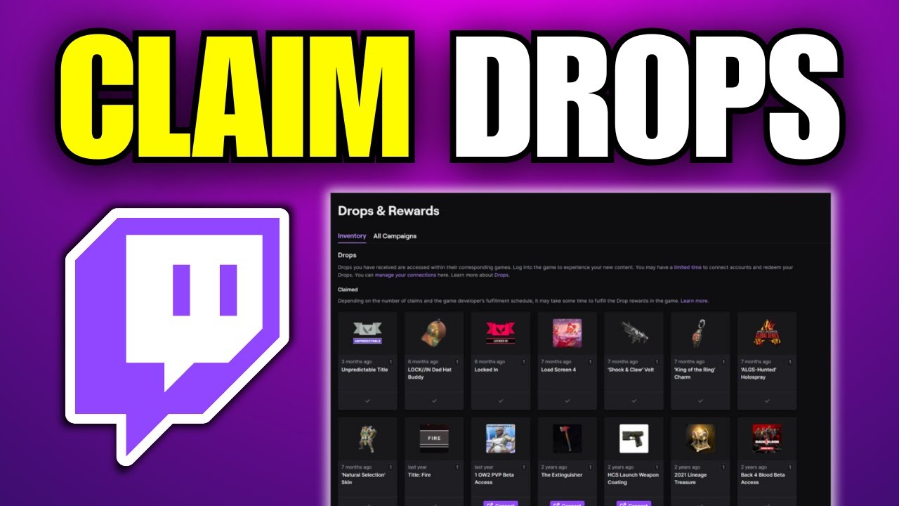 How To See Twitch Drops Progress (Claim Rewards) - YouTube