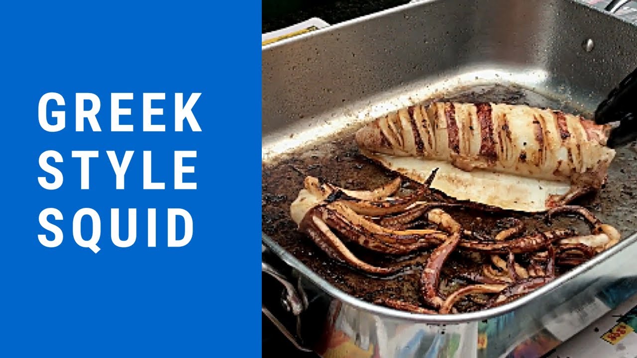 Greek Style - Squid - YouTube