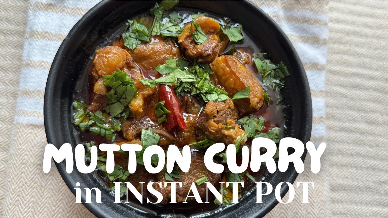 Instant Pot Mutton Curry | Easy & Flavorful Goat Curry Recipe - YouTube