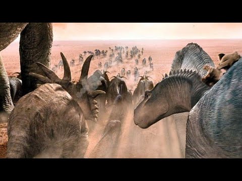 dinossauro disney: cena do bando caminhando pelo deserto (versão ...