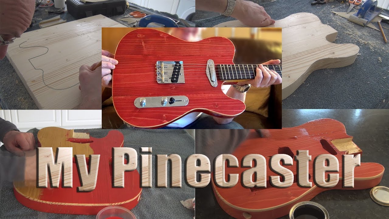 My Pinecaster Guitar Build - YouTube