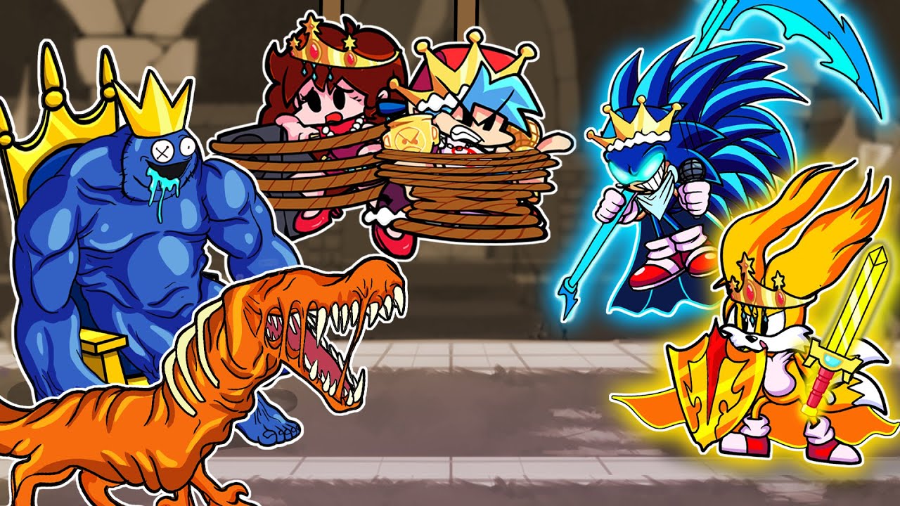 Rainbow Friends Kidnap Emperor Boyfriend | Swap FNF. - YouTube