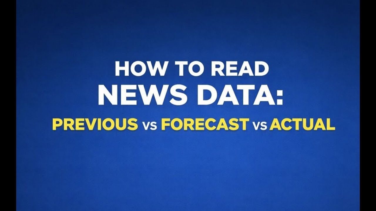 How to Read News Data: Previous vs Forecast vs Actual - YouTube