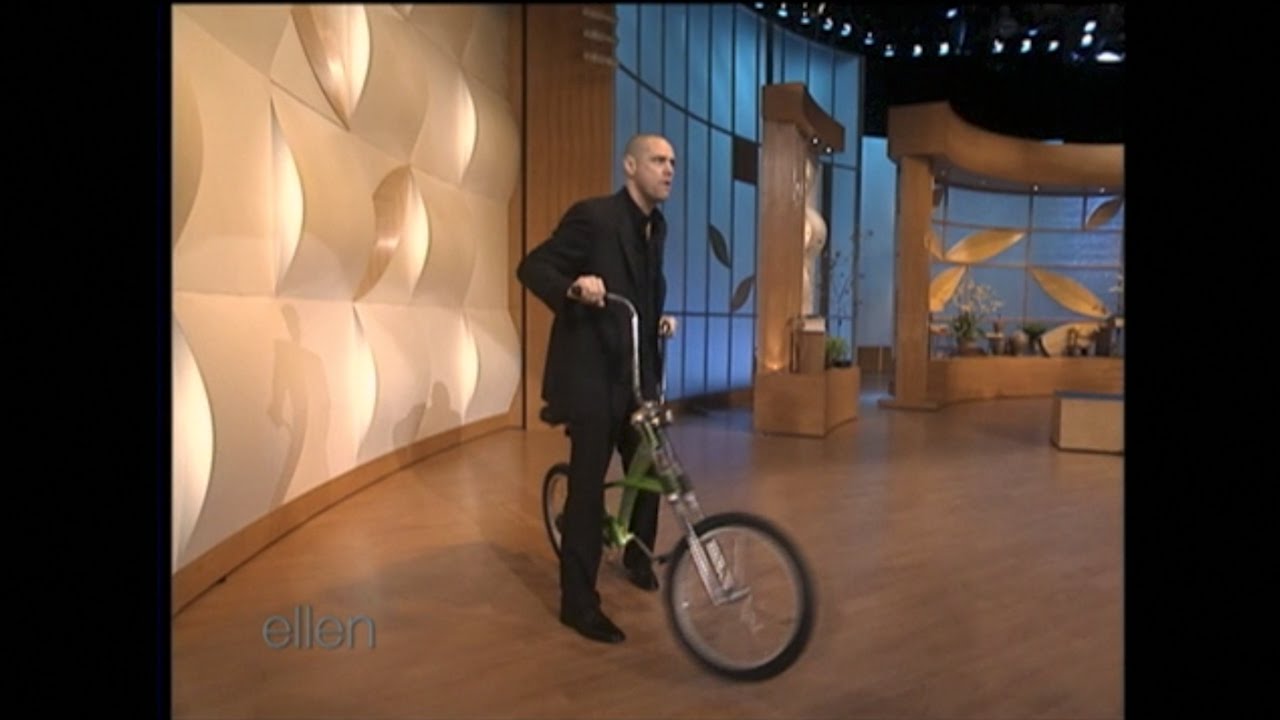 Memorable Moment: Jim Carrey's Bike Mishap - YouTube