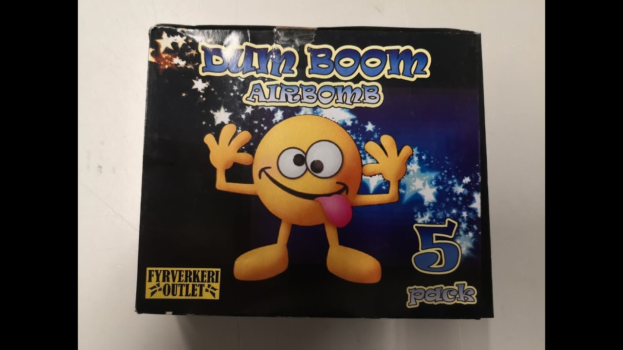 Airbomb Dum Boom från Fyrverkerioutlet. 5-pack. Nyhet inför 2022-2023 ...