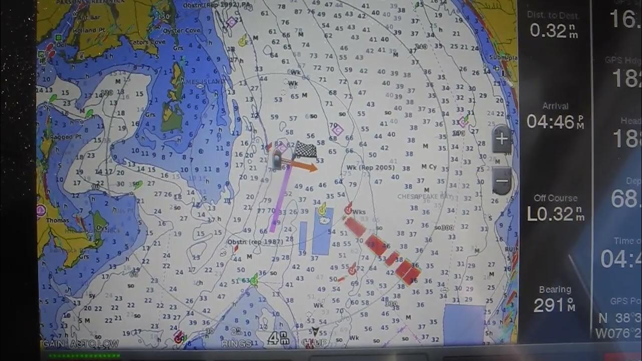 RACON RADAR Beacon on GPS Overlay - YouTube