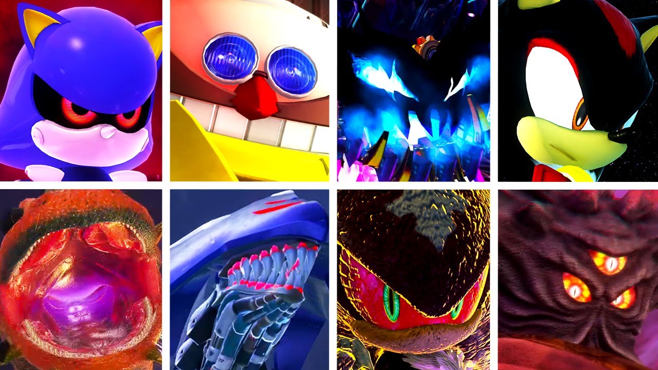 Sonic x Shadow Generations - All Bosses (HARD MODE & S-Rank) - YouTube