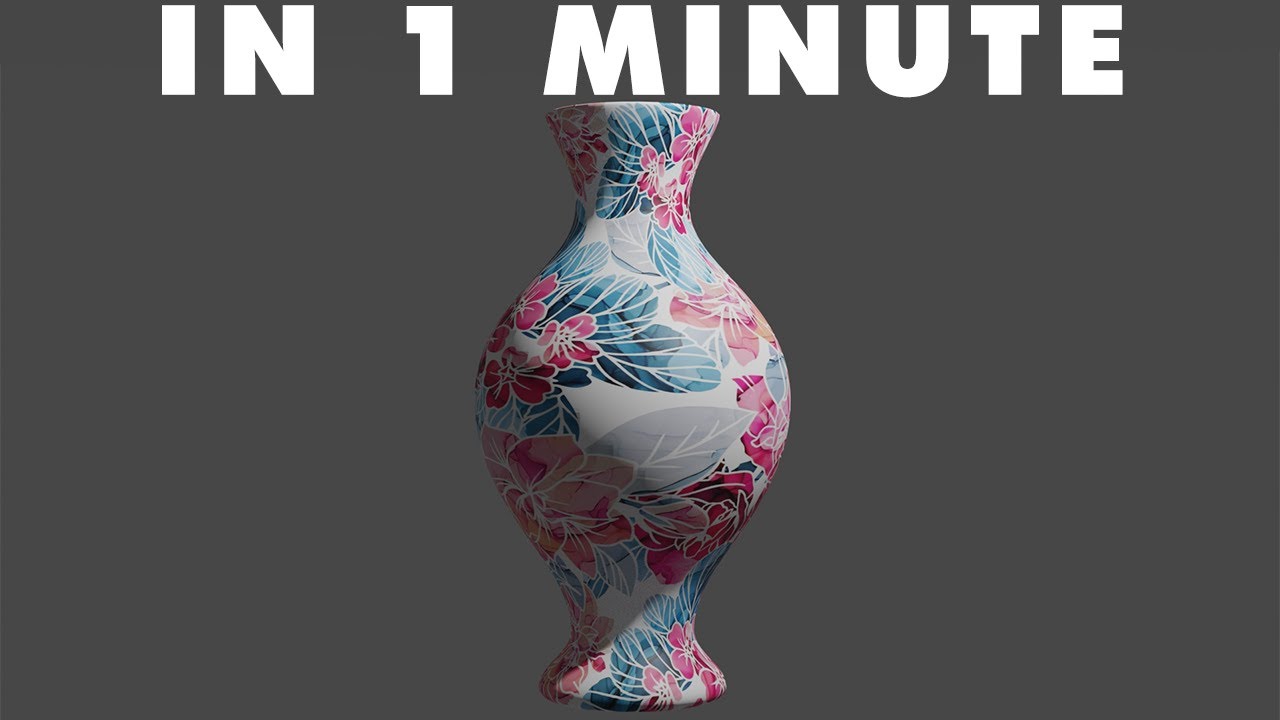 create a realistic Vase in 1 Minute in Blender Tutorial - YouTube
