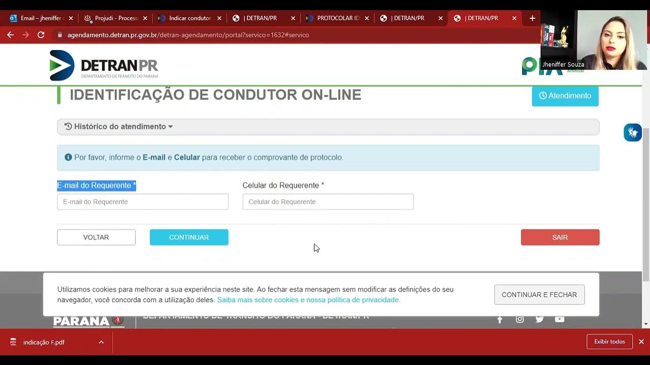 Como fazer indicação de condutor infrator ONLINE - DETRAN/PR - YouTube Como fazer indicação de condutor infrator ONLINE - DETRAN/PR - YouTube