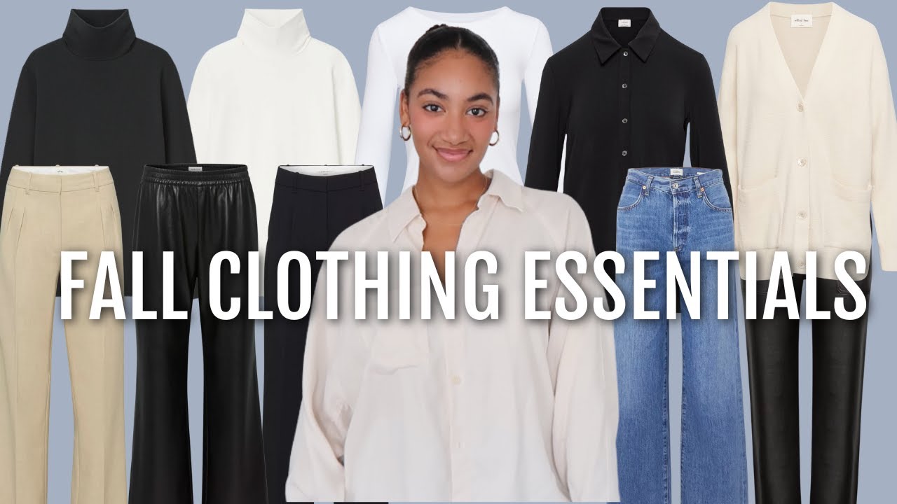 FALL WARDROBE ESSENTIALS 2022! FALL MUST-HAVE PIECES - YouTube