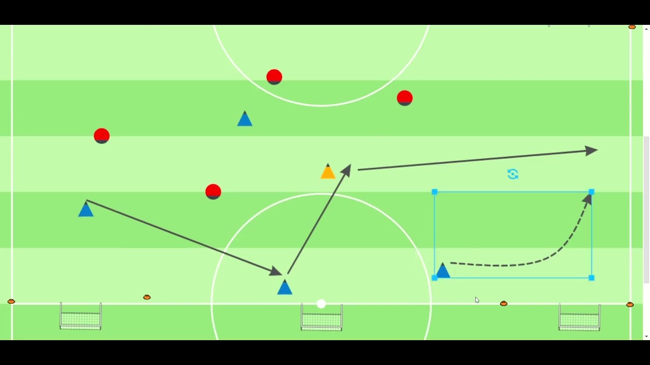 4v4+1 - Switching the point of attack - YouTube