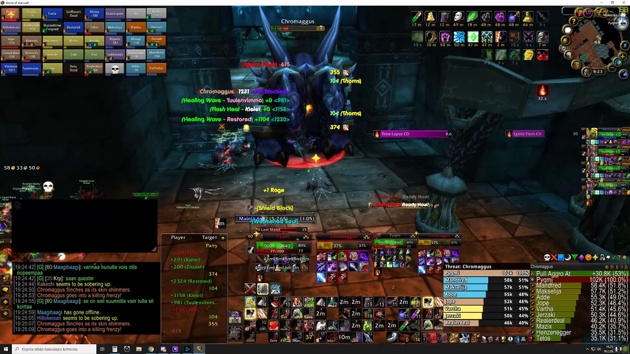 Classic WoW Bwl Chromaggus - Guild (Kilta) 1st kill - YouTube