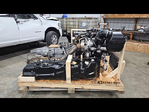 2021 RAM 2500 6.7L Cummins Engine Trans Transfer Case Turnkey Pallet ...