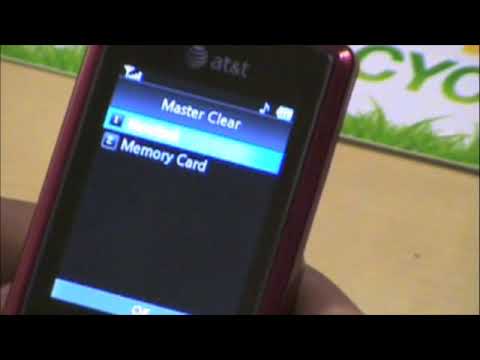 How to Data Clear and Erase a LG CU720 Shine