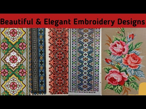 Beautiful & Elegant Embroidery Designs//Dosuti Designs//Cross Stitch ...