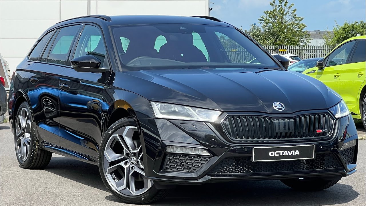 Brand New Skoda Octavia 2.0TDI vRS DSG Black Magic Pearl Effect - YouTube