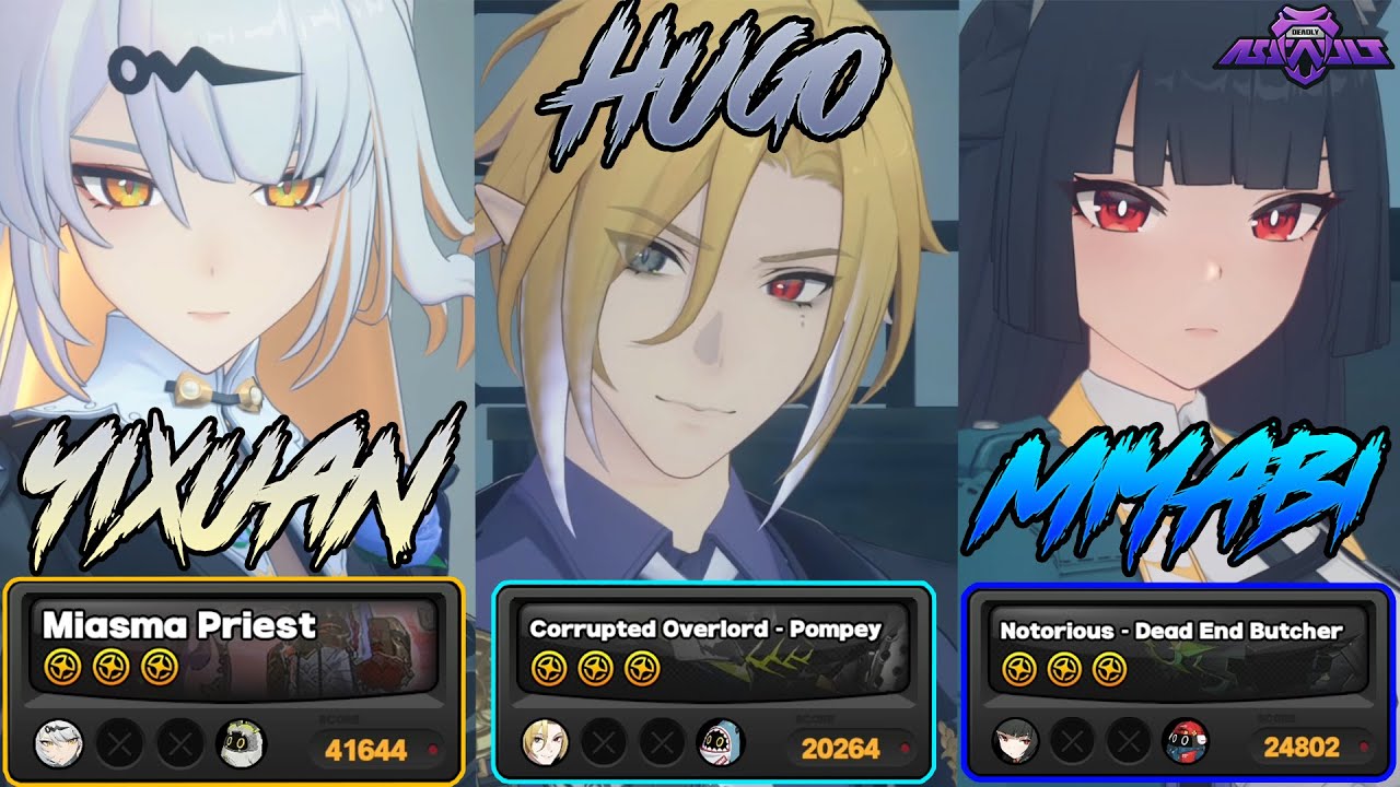 Zenless Zone Zero: Deadly Assault 3 Characters Only Full Clear Showcase! Hugo Vlad & Miyabi ...