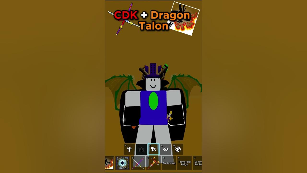 Dragon Talon + CDK combo🤫 | #roblox #bloxfruits #bloxfruitscombo #dragontalon #cdk # ...